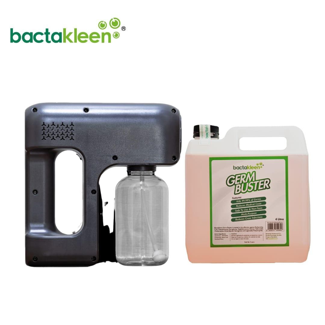 Bactakleen Philippines. Big fog Spray Gun with Germ buster 4L