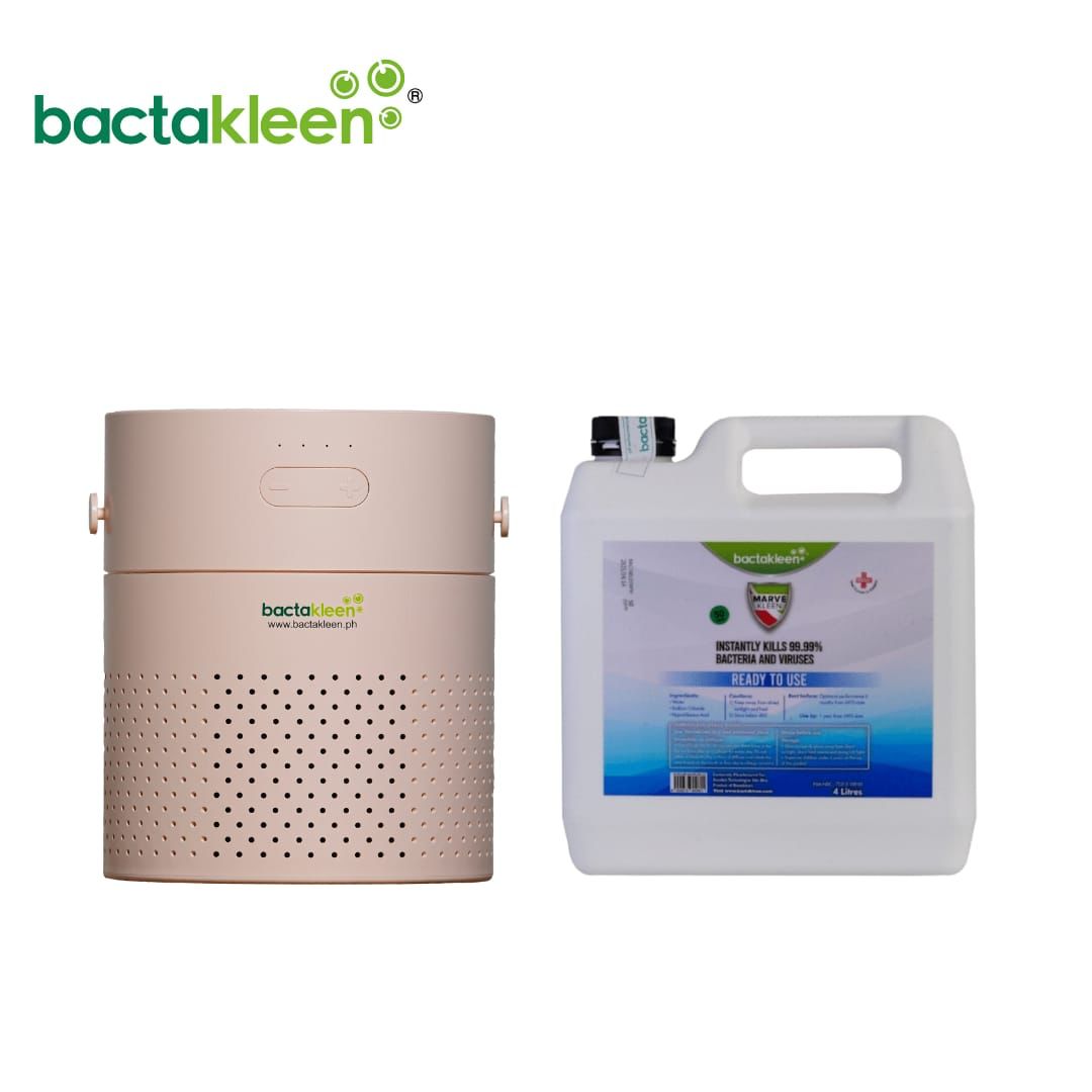 Bactakleen Philippines. Duo Humidifier with 4L Marvekleen (Pink)