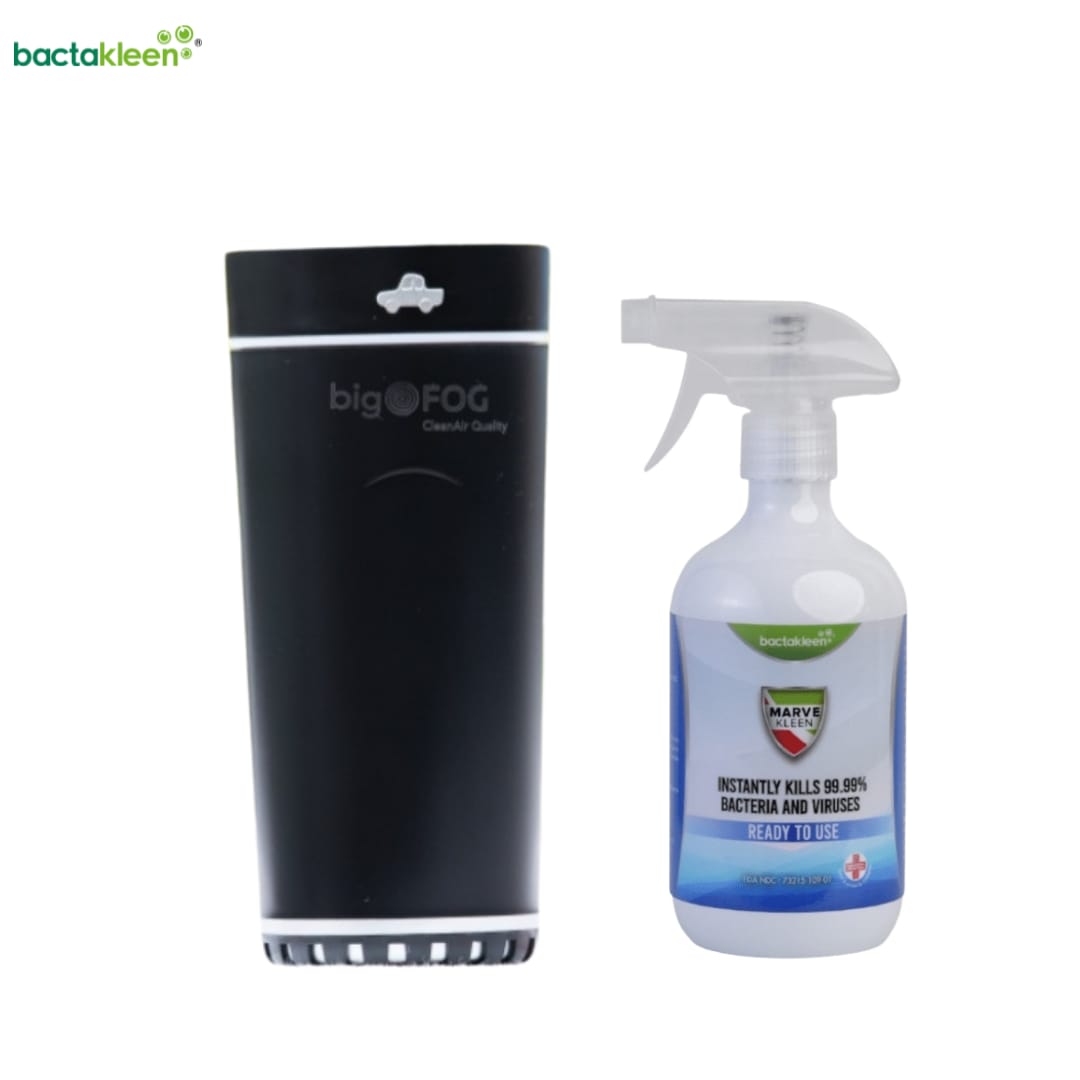 Bactakleen Philippines. Turbine with 500ml Marvekleen