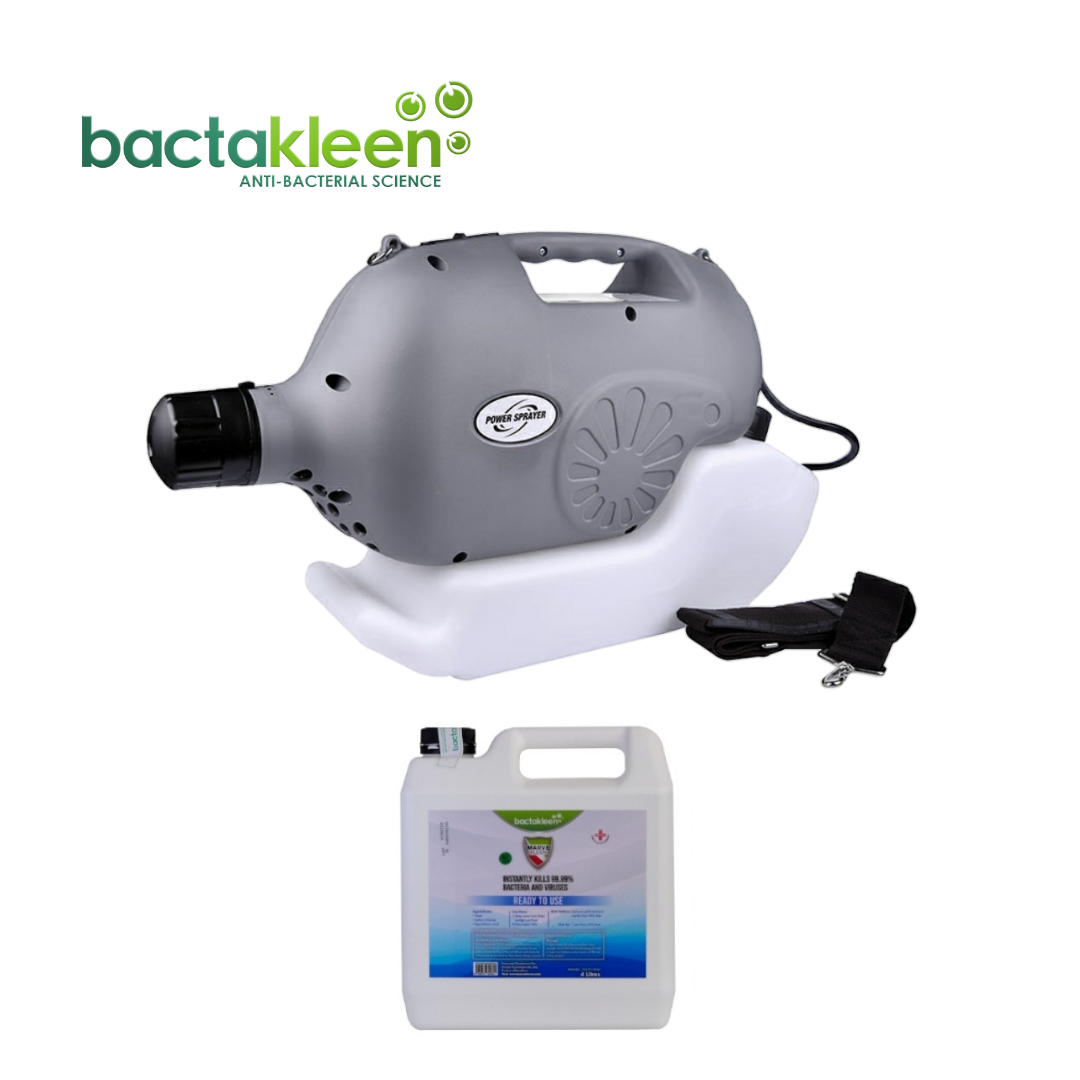 Bactakleen Philippines. Bactakleen Power Sprayer Machine with marvekleen 4L
